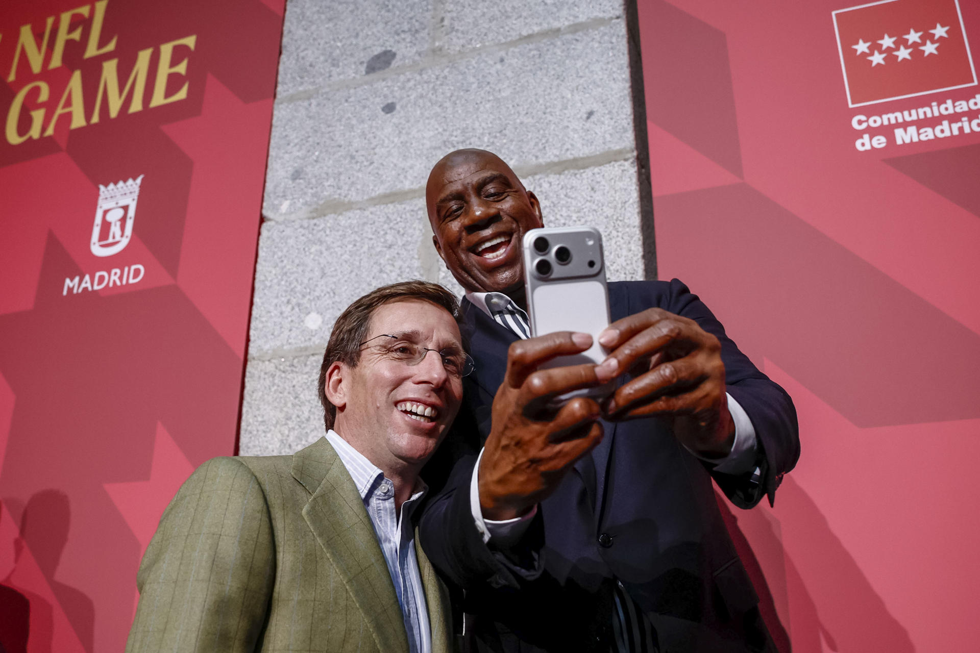 Magic Johnson, presente en el acto de bienvenida de la NFL en Madrid ...